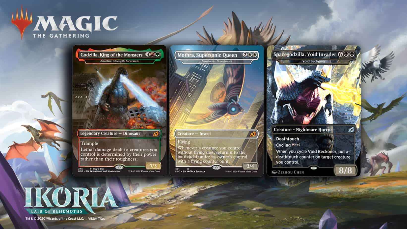 Godzilla chega ao Magic: The Gathering - Nerfando